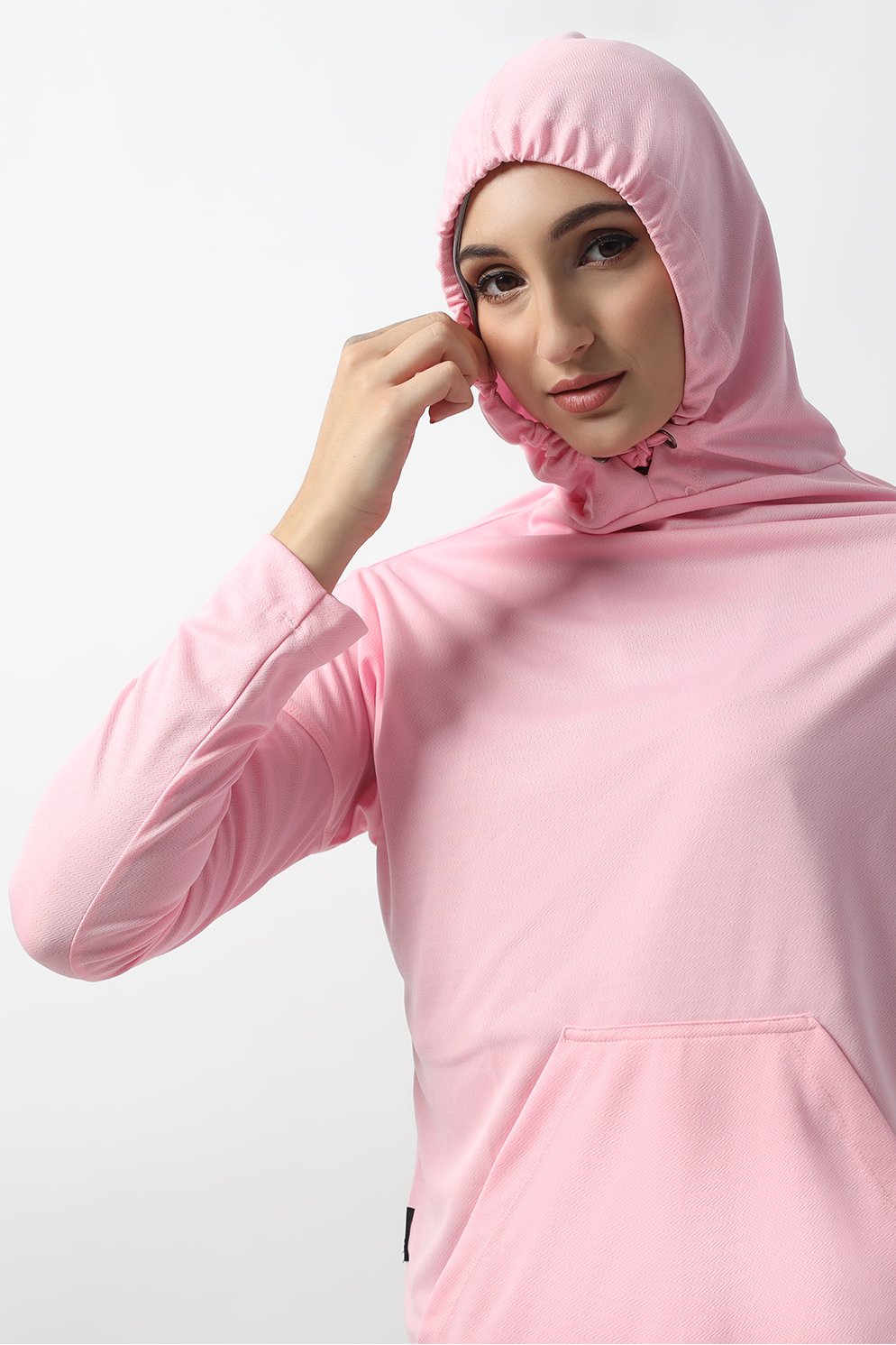 Maneesa Top Hoodie - Baby Pink – hiaeverywear.com