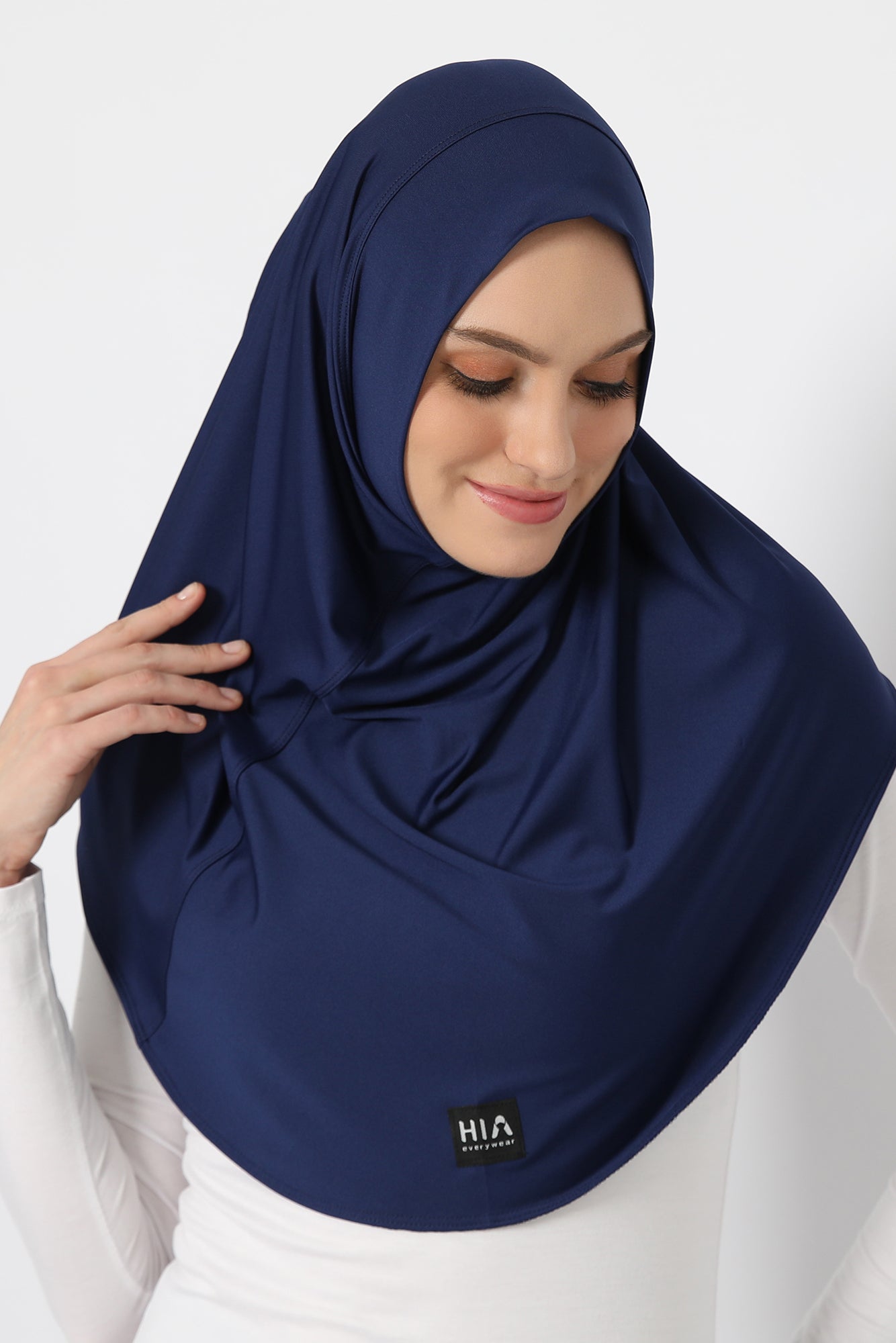 ATEERA HIJAB - NAVY – hiaeverywear.com