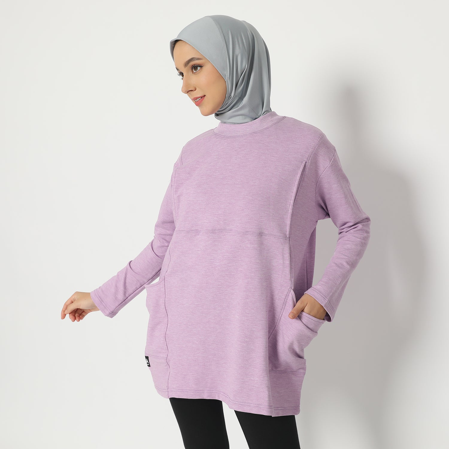 Daveena Top - Lavender Smoke – hiaeverywear.com